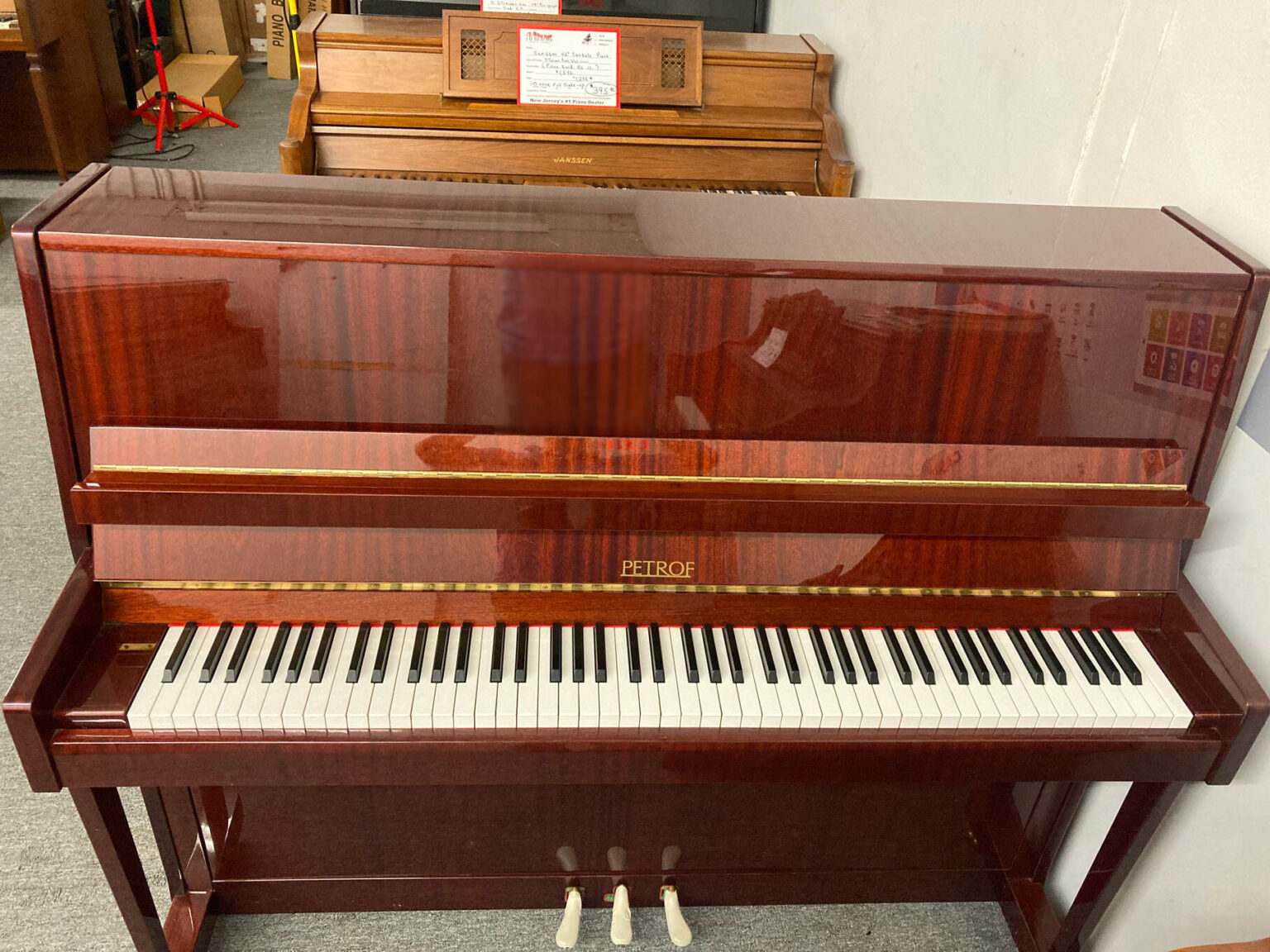 Petrof 48” Professional Upright Piano - B Natural Pianos