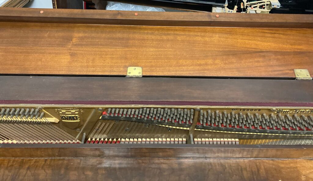 Knabe 42” Vintage Console Piano - B Natural Pianos