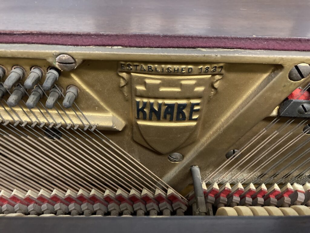 Knabe 42” Vintage Console Piano - B Natural Pianos