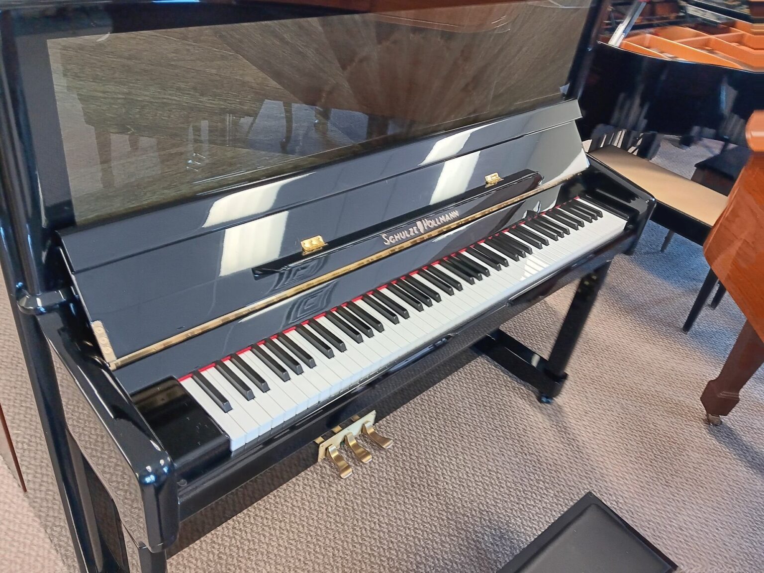 Schulze-Pollmann 52” Professional Upright Piano - B Natural Pianos
