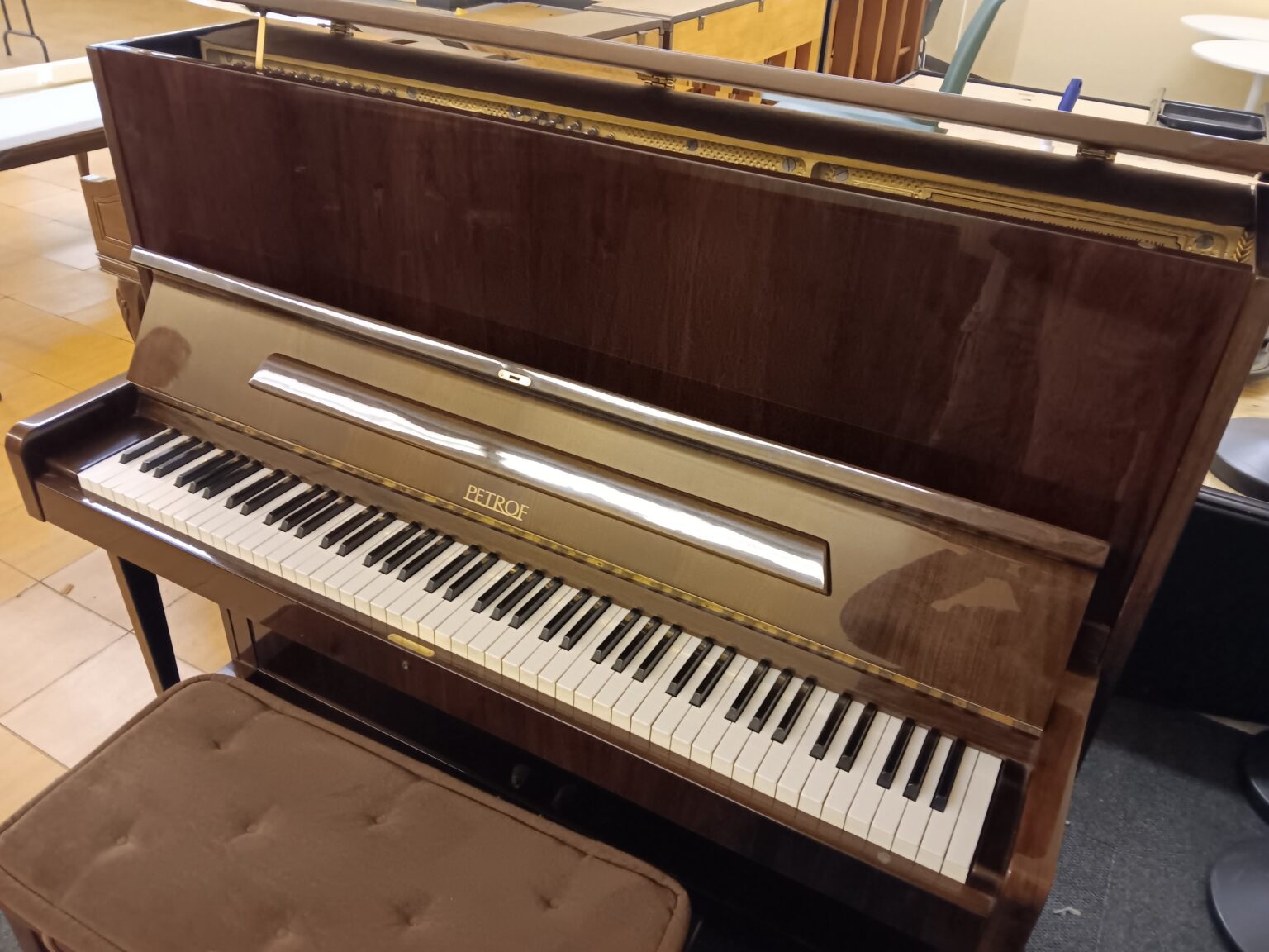 Petrof Model P125 - 50” Professional Upright Piano - B Natural Pianos