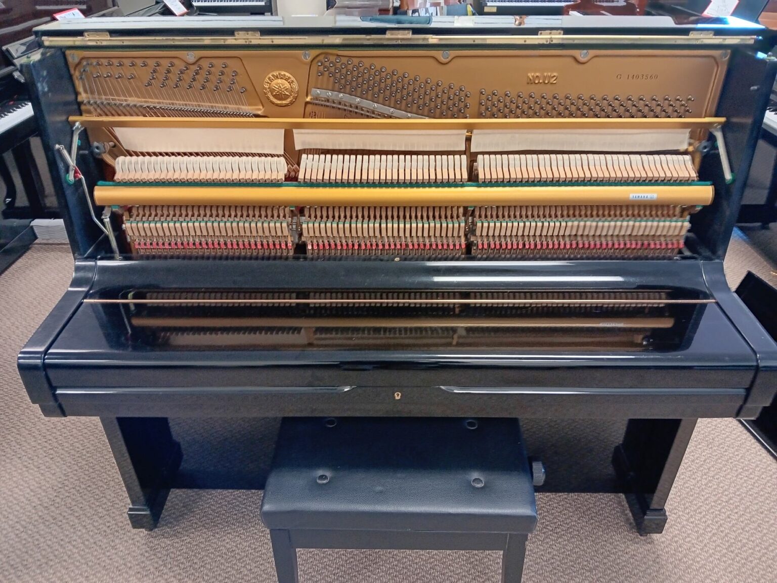 Yamaha Model U2 - 50" Professional Upright Piano - B Natural Pianos